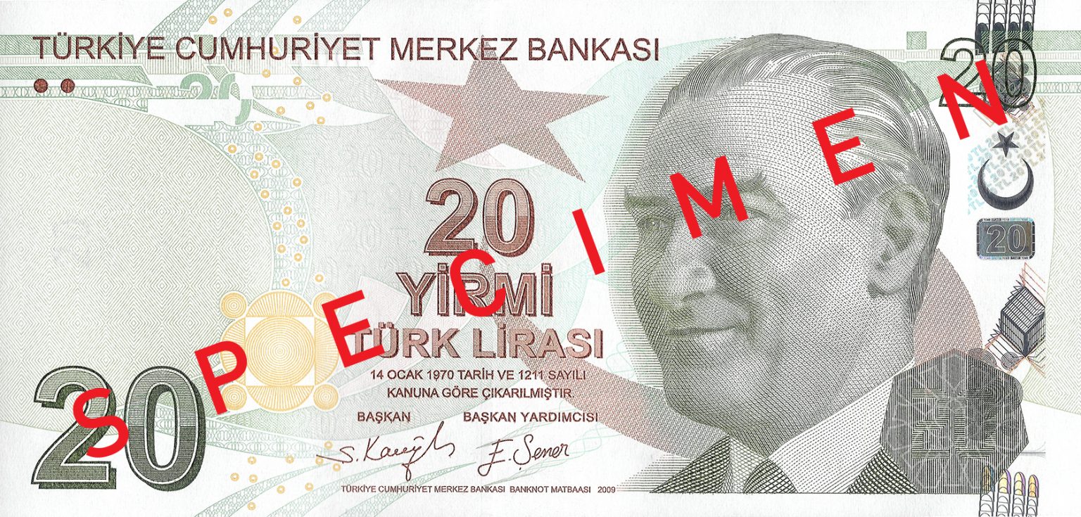 Turkey new signature 20-lira note (B302f) confirmed – BanknoteNews