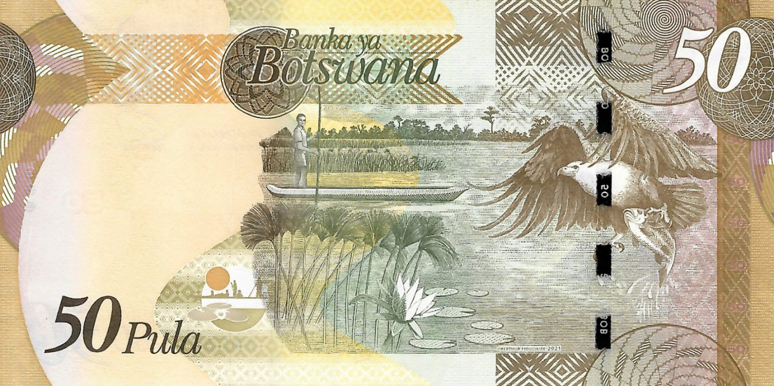 Botswana new sig/date (2021) 50-pula note (B126e) confirmed – BanknoteNews