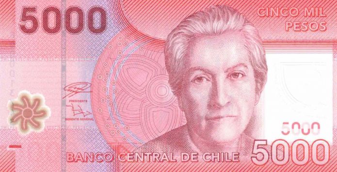 Chile new sig/date (2021) 5,000-peso note (B298h) confirmed – BanknoteNews