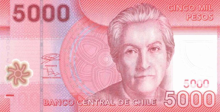 Chile new sig/date (2021) 5,000-peso note (B298h) confirmed – BanknoteNews