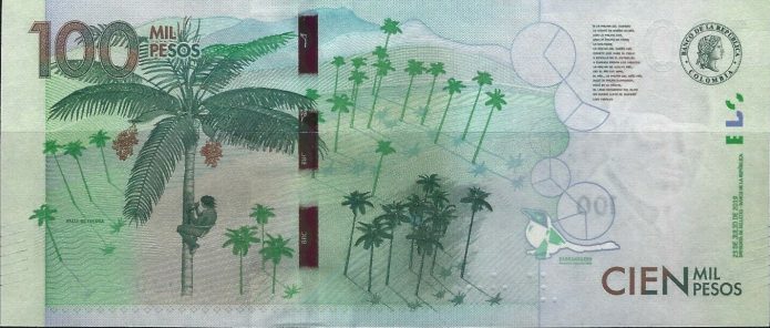 Colombia new sig/date (23.07.2019) 100,000-peso note (B998c) confirmed ...