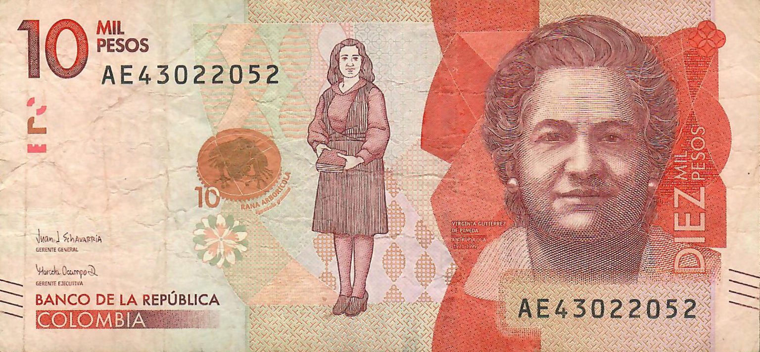 Colombia new sig/date (29.08.2017) 10,000-peso note (B995c) confirmed ...