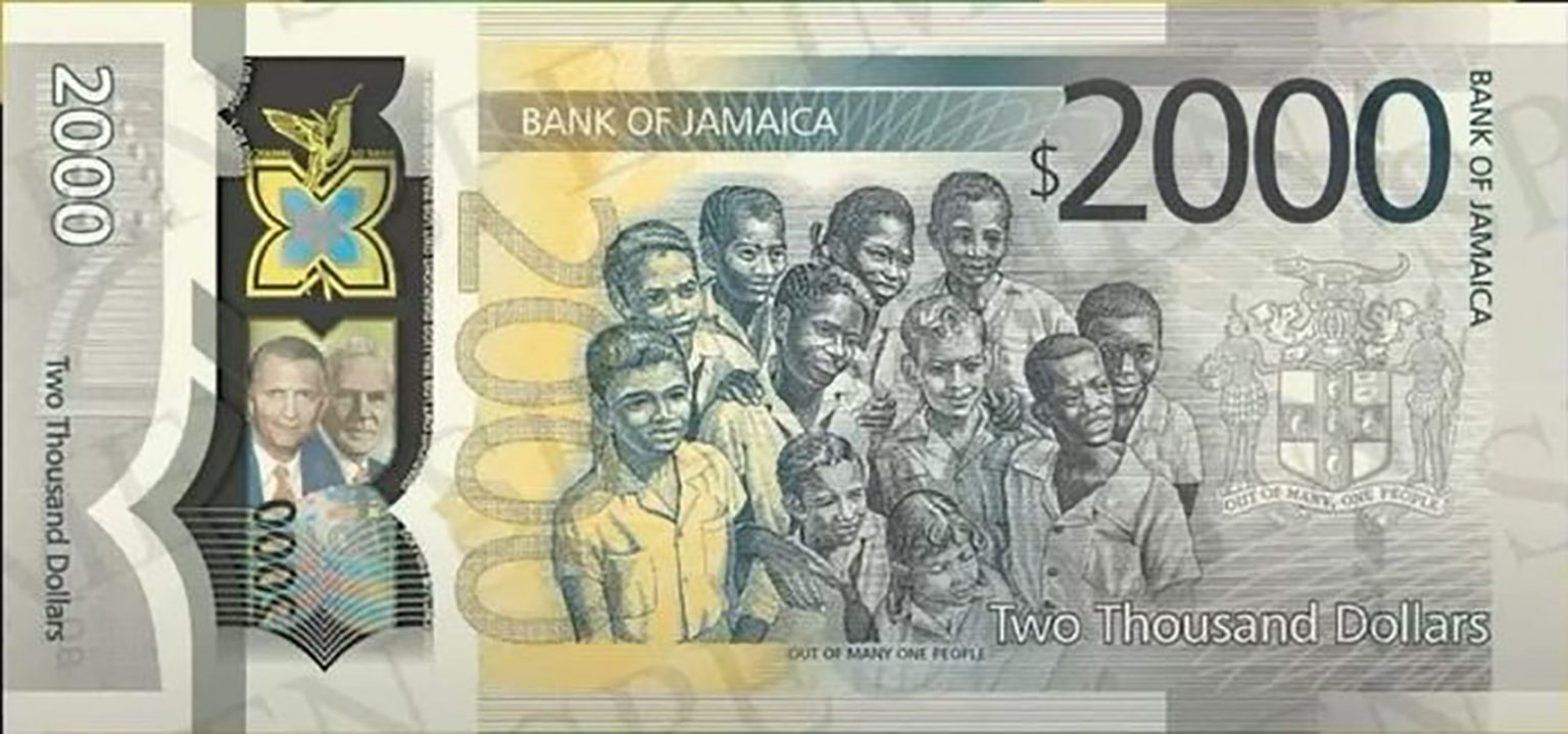 Jamaica new polymer note family (B251a – B256a) reported for ...