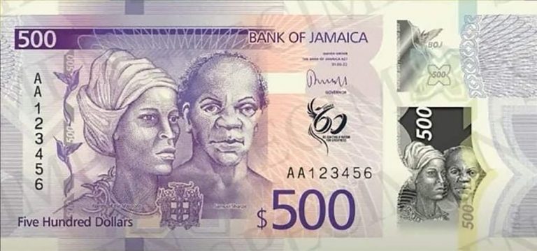Jamaica new polymer note family (B251a – B256a) reported for ...