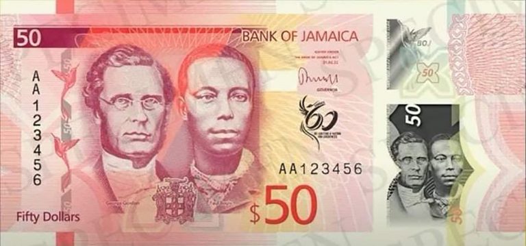 Jamaica new polymer note family (B251a – B256a) reported for ...