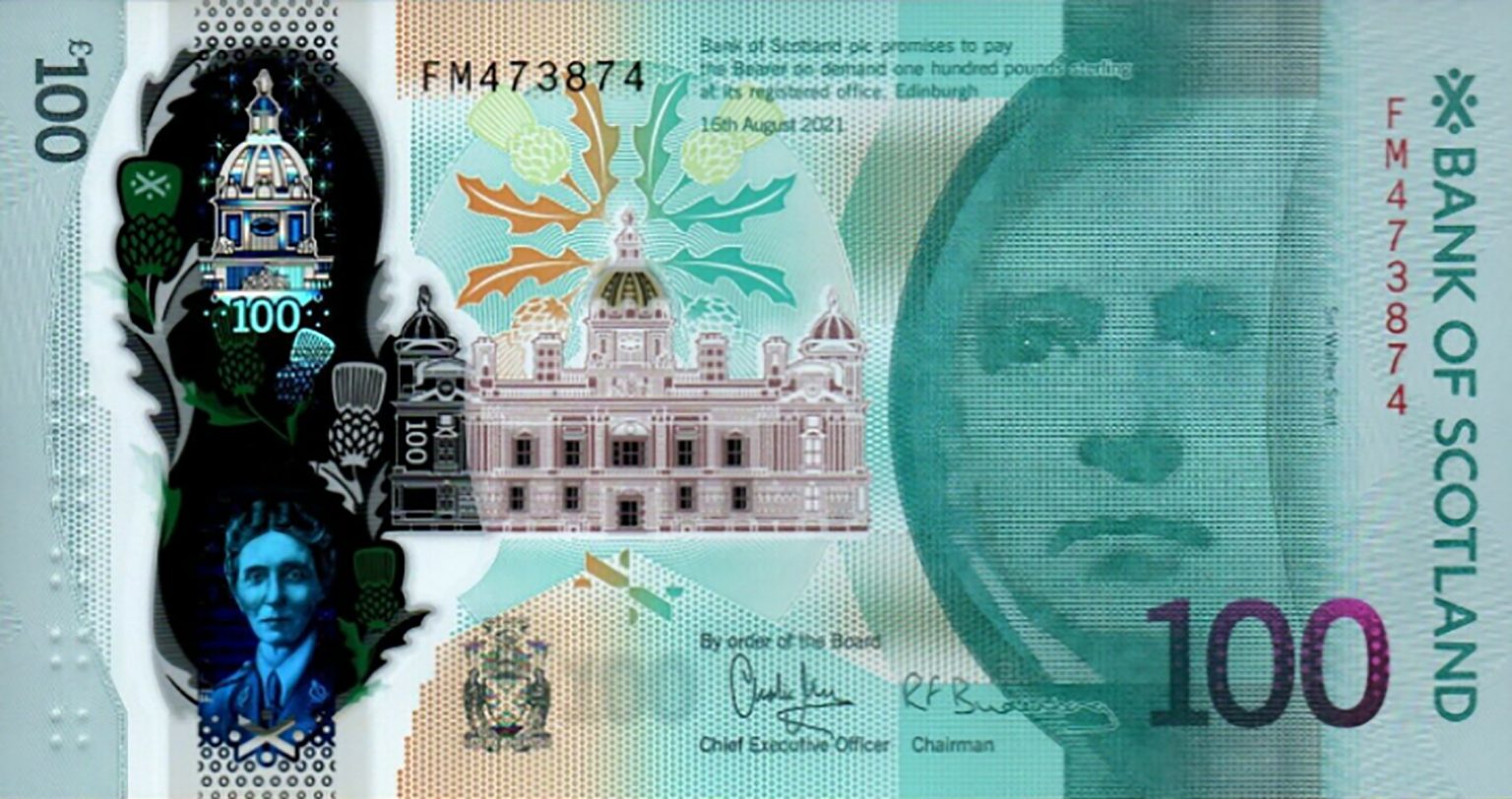 Scotland’s Bank of Scotland new 100-pound polymer note confirmed ...
