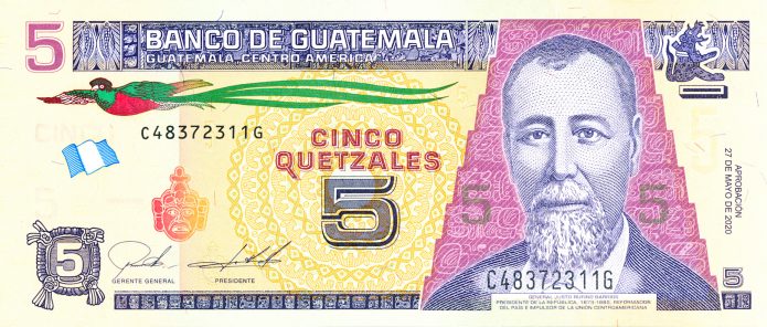 Guatemala new date (27.05.2020) 5-quetzal note (B605d) confirmed – BanknoteNews