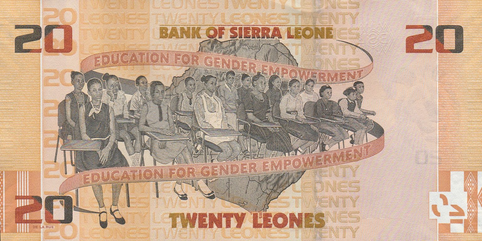 Sierra Leone new 20-leone note (B133a) confirmed – BanknoteNews
