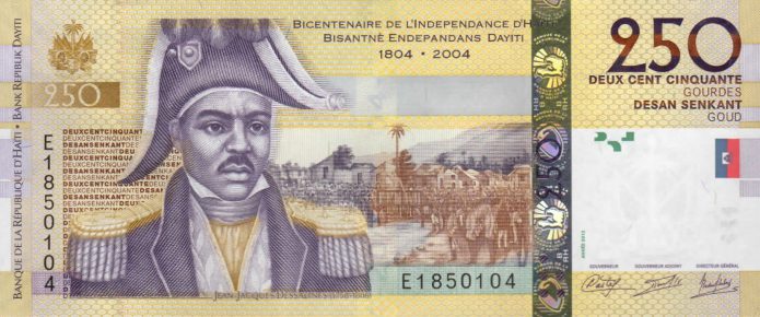 Haiti new sig/date (2013) 250-gourde note (B849e) confirmed – BanknoteNews