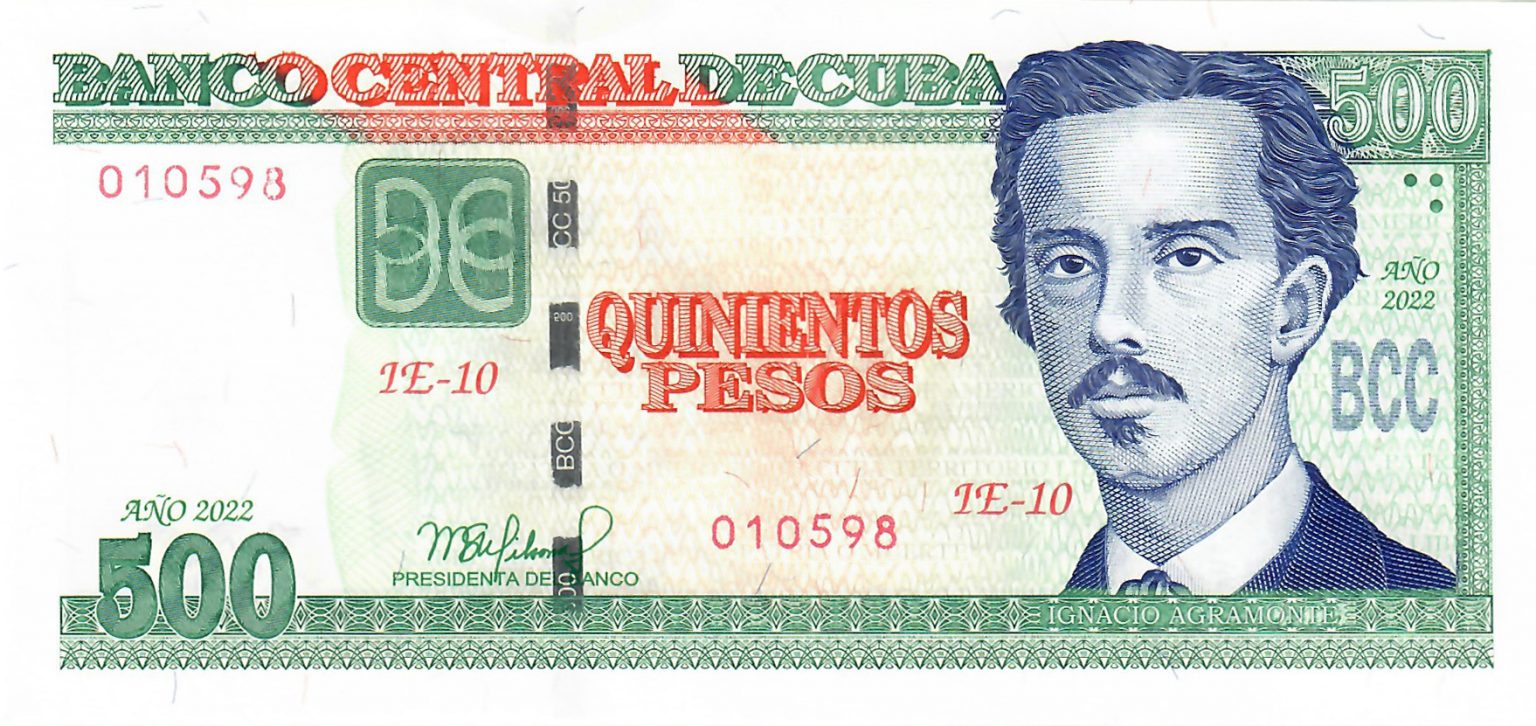 Cuba new date (2022) 500-peso note (B917d) confirmed – BanknoteNews