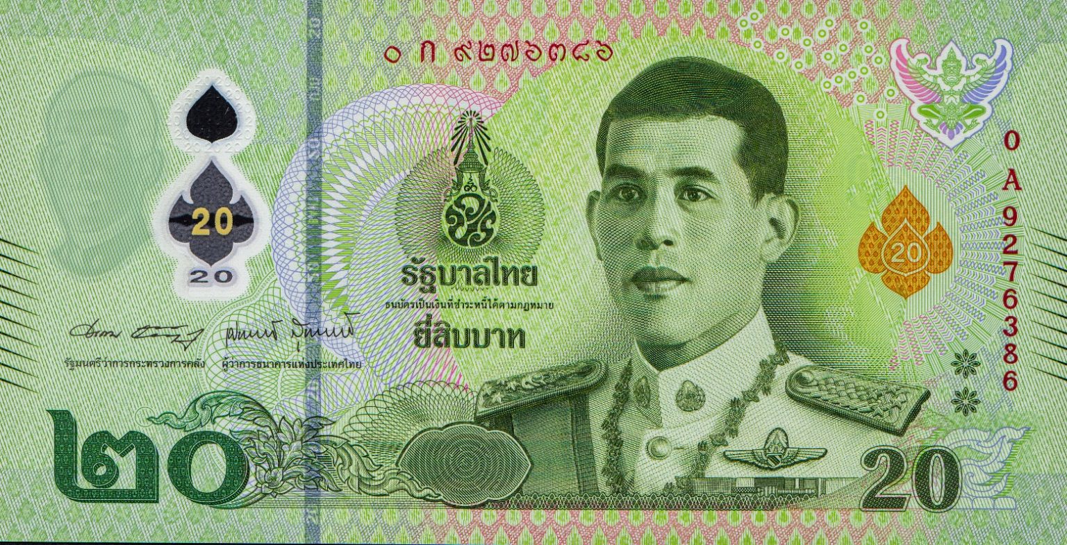 Thailand new polymer 20-baht note (B200a) confirmed – BanknoteNews