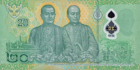 Thailand new polymer 20-baht note (B200a) confirmed – BanknoteNews
