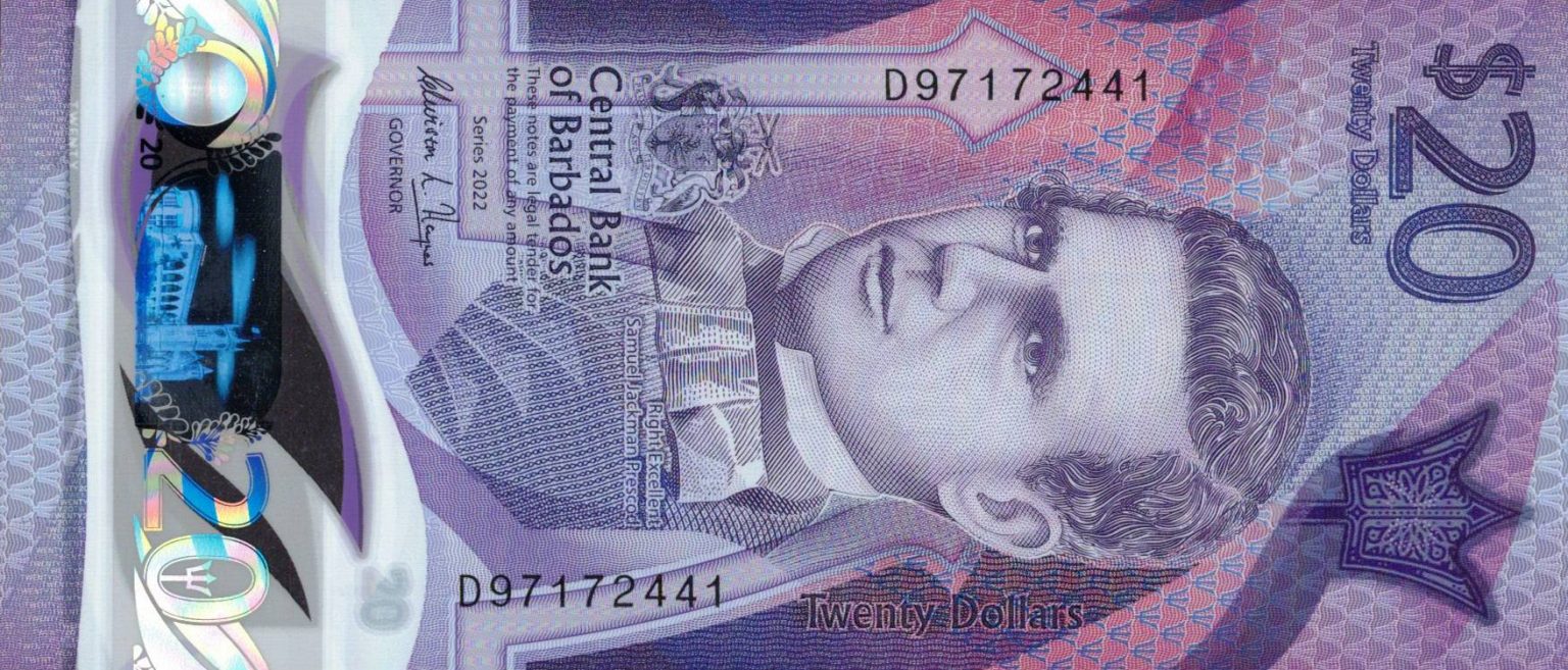 Barbados new 20-dollar polymer note (B242a) confirmed – BanknoteNews