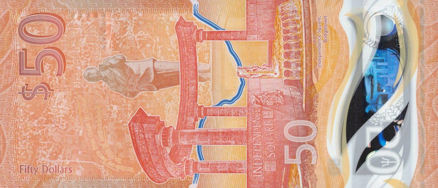 Barbados new 50-dollar polymer note (B243a) confirmed – BanknoteNews