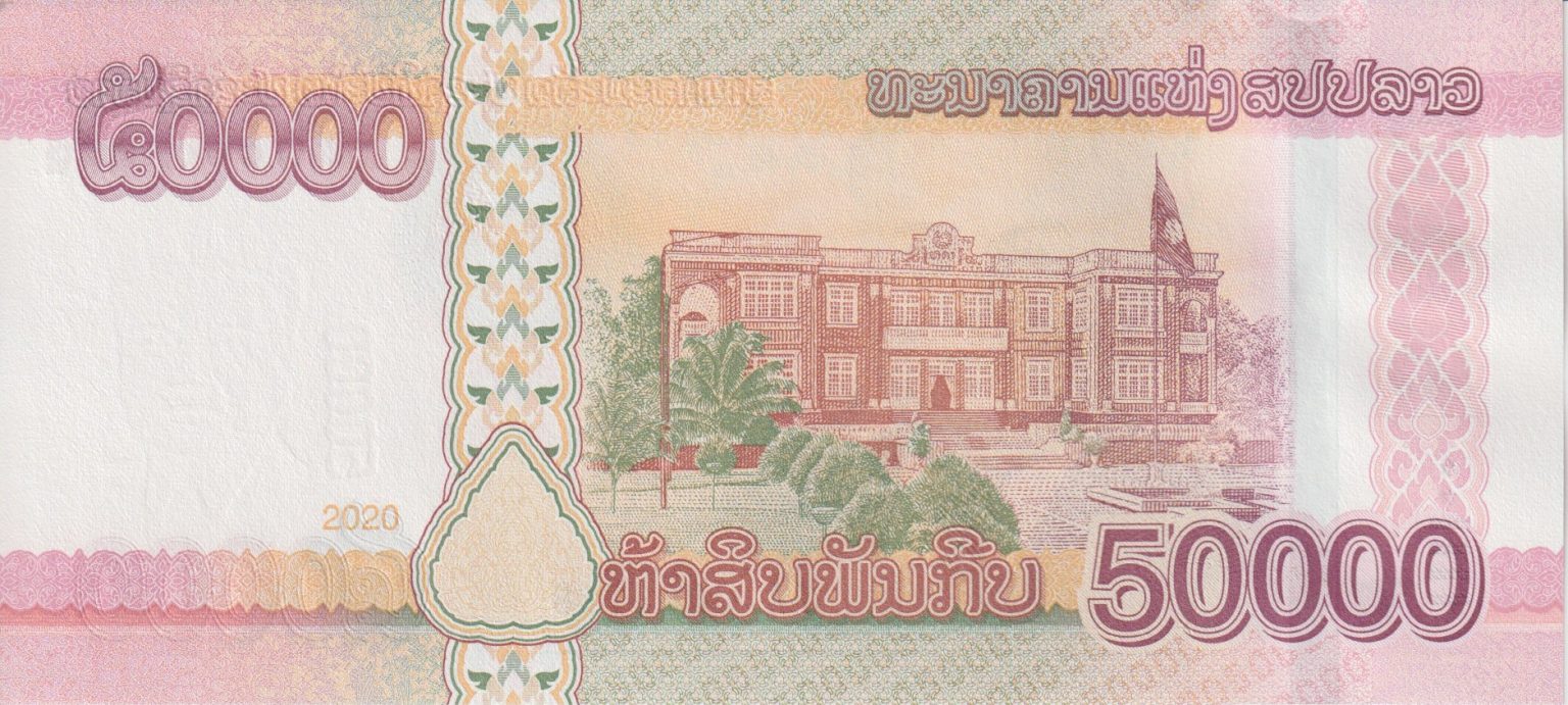 Laos New 50 000 kip Note B523a Confirmed BanknoteNews Laos New 50 000 kip Note B523a Confirmed BanknoteNews