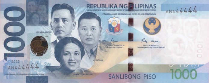 Philippines new 1,000-peso note (B1101a) confirmed – BanknoteNews