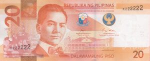 Philippines new 20-peso note (B1096a) confirmed – BanknoteNews