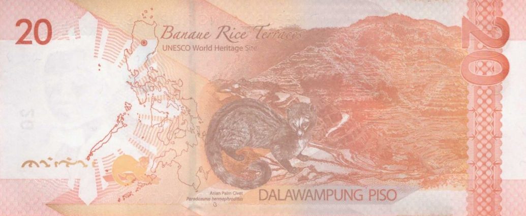 Philippines new 20-peso note (B1096a) confirmed – BanknoteNews