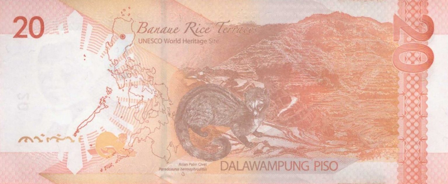 Philippines new 20-peso note (B1096a) confirmed – BanknoteNews