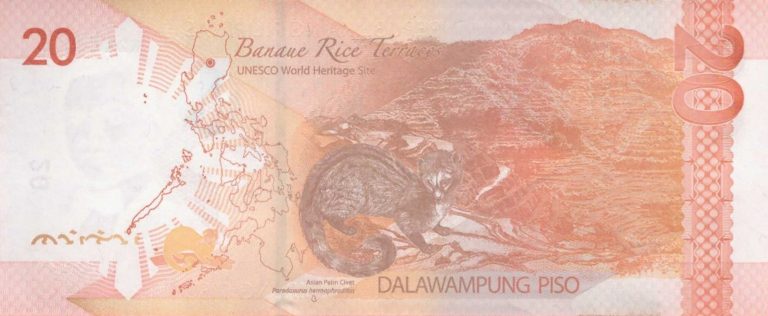 Philippines new 20-peso note (B1096a) confirmed – BanknoteNews