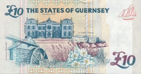 Guernsey new 10-pound note (B170a) confirmed introduced on 19.01.2023 ...