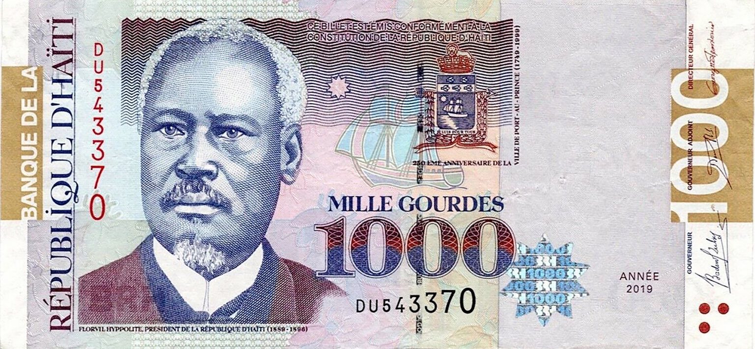 Haiti new date (2019) 1,000-gourde note (B837g) confirmed – BanknoteNews