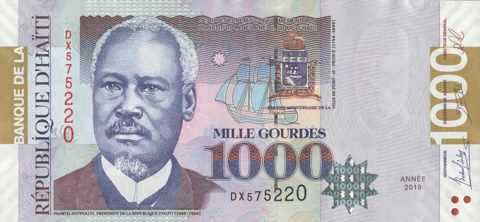 Haiti new sig/date (2019) 1,000-gourde note (B837h) confirmed ...