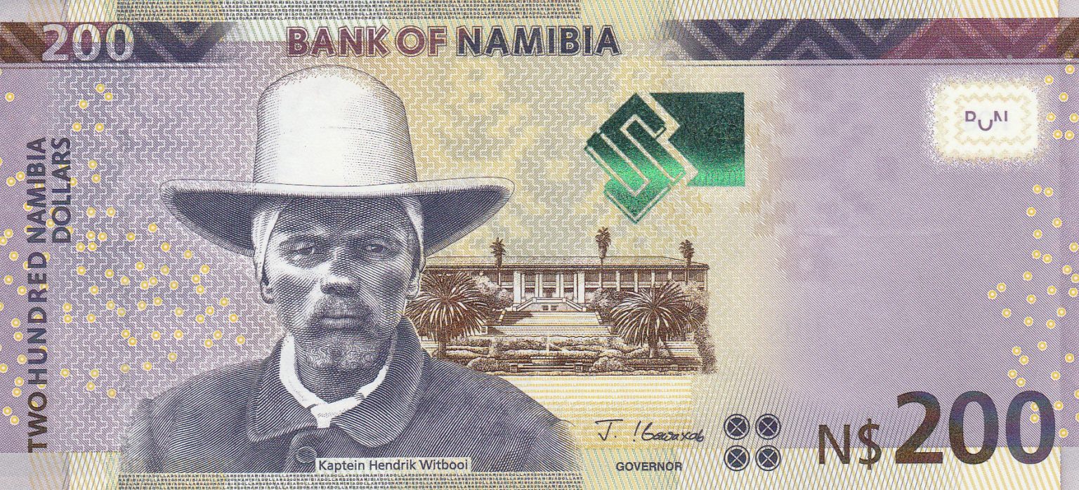 Namibia new sig/date (2022) 200-dollar note (B213d) confirmed ...