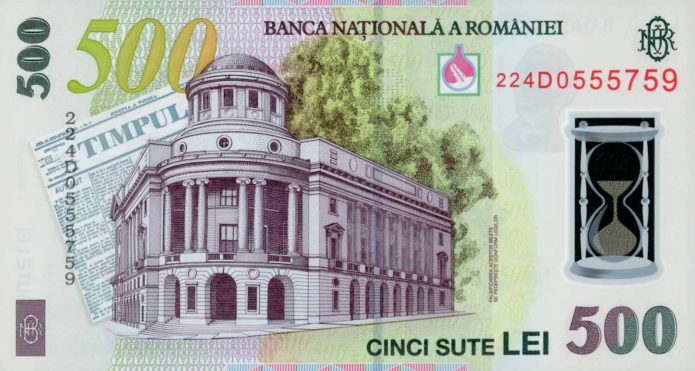 Romania new 500-leu note (B292a) confirmed – BanknoteNews