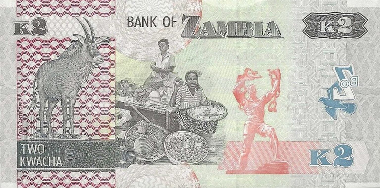 Zambia new printer/date (2022) 2-kwacha note (B165c) confirmed ...
