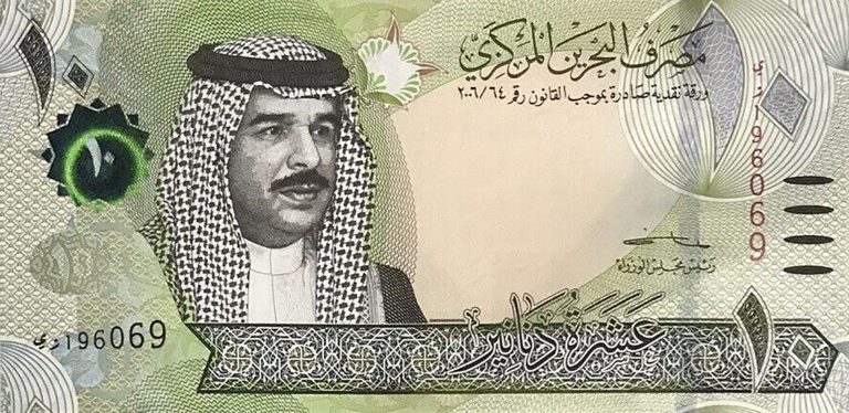 Bahrain new signature 10-dinar note (B309b) confirmed – BanknoteNews