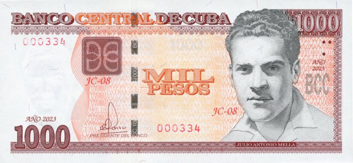 Cuba new date (2023) 1,000-peso note (B918c) confirmed – BanknoteNews