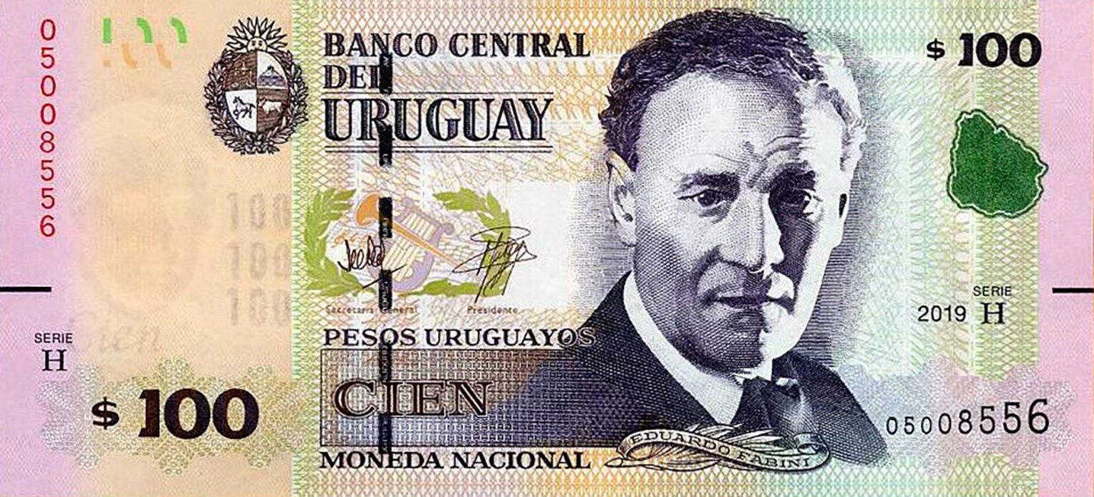 Uruguay new sig/date (2019) 100-peso uruguayo note (B554b) confirmed – BanknoteNews