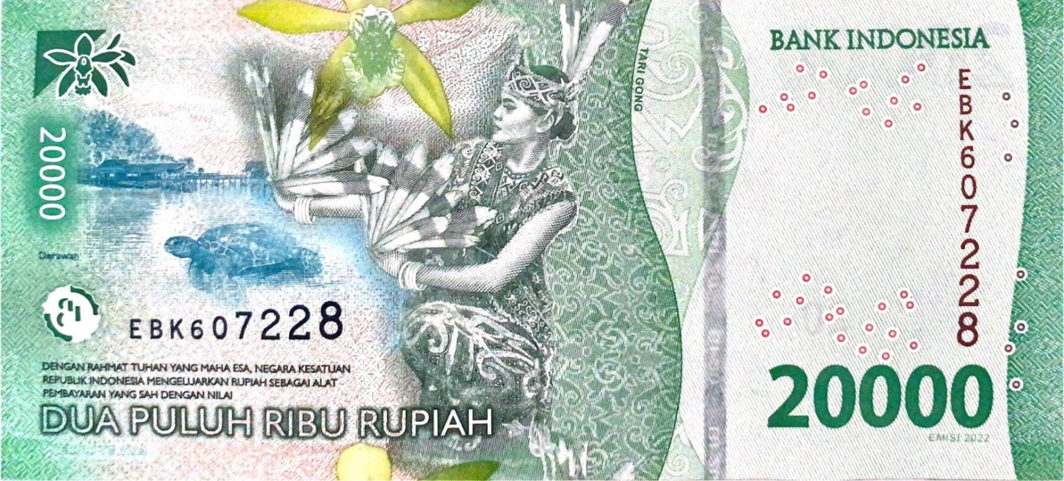 Indonesia new date (2023) 20,000-rupiah note (B621b) confirmed ...