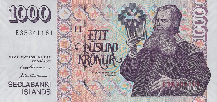 Iceland new signature 1,000-króna note (B815c) confirmed – BanknoteNews