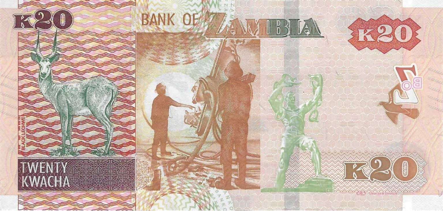 Zambia new date (2022) 20-kwacha note (B168c) confirmed – BanknoteNews