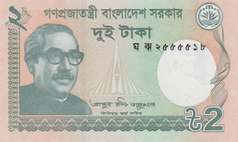 Bangladesh new date (2021) 2-taka note (B207i) confirmed – BanknoteNews