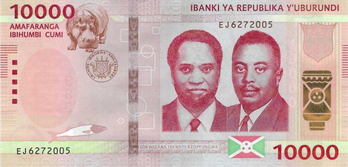 Burundi new 10,000-franc note (B245a) confirmed introduced 07.06.2023 ...