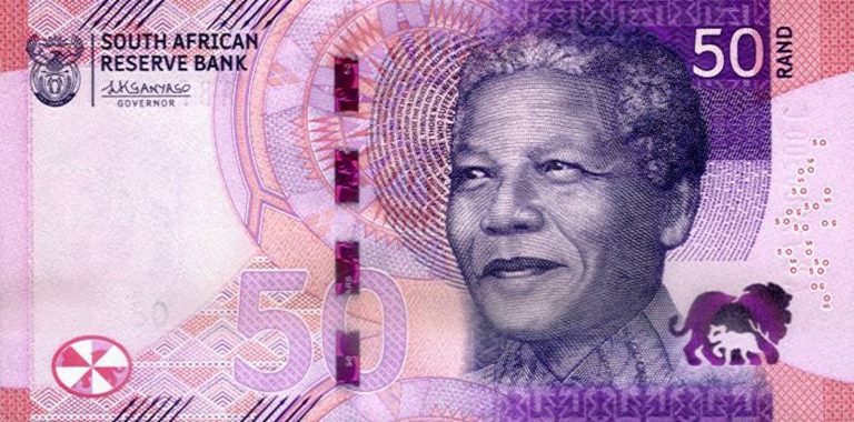 South Africa new 50-rand note (B779a) confirmed introduced on 04.05. ...