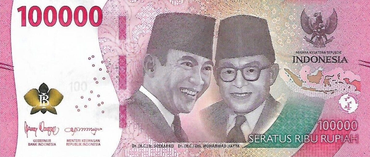 Indonesia new date (2023) 100,000-rupiah note (B623b) confirmed ...