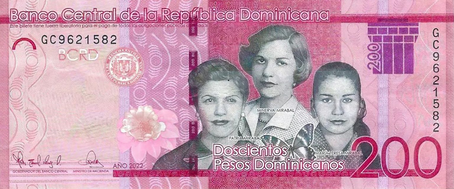 Dominican Republic new date (2022) 200-peso dominicano note (B729d ...
