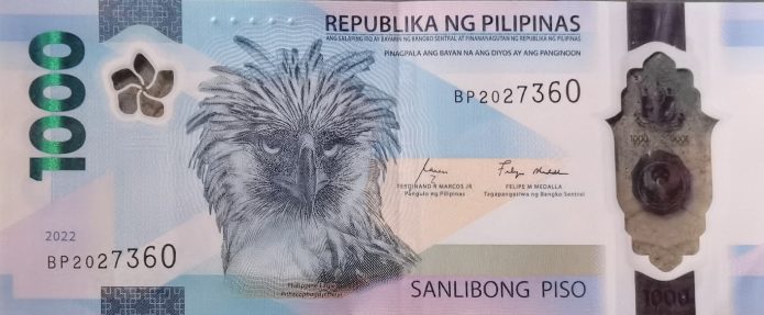 Philippines new signature 1,000-peso note (B1108b) confirmed – BanknoteNews