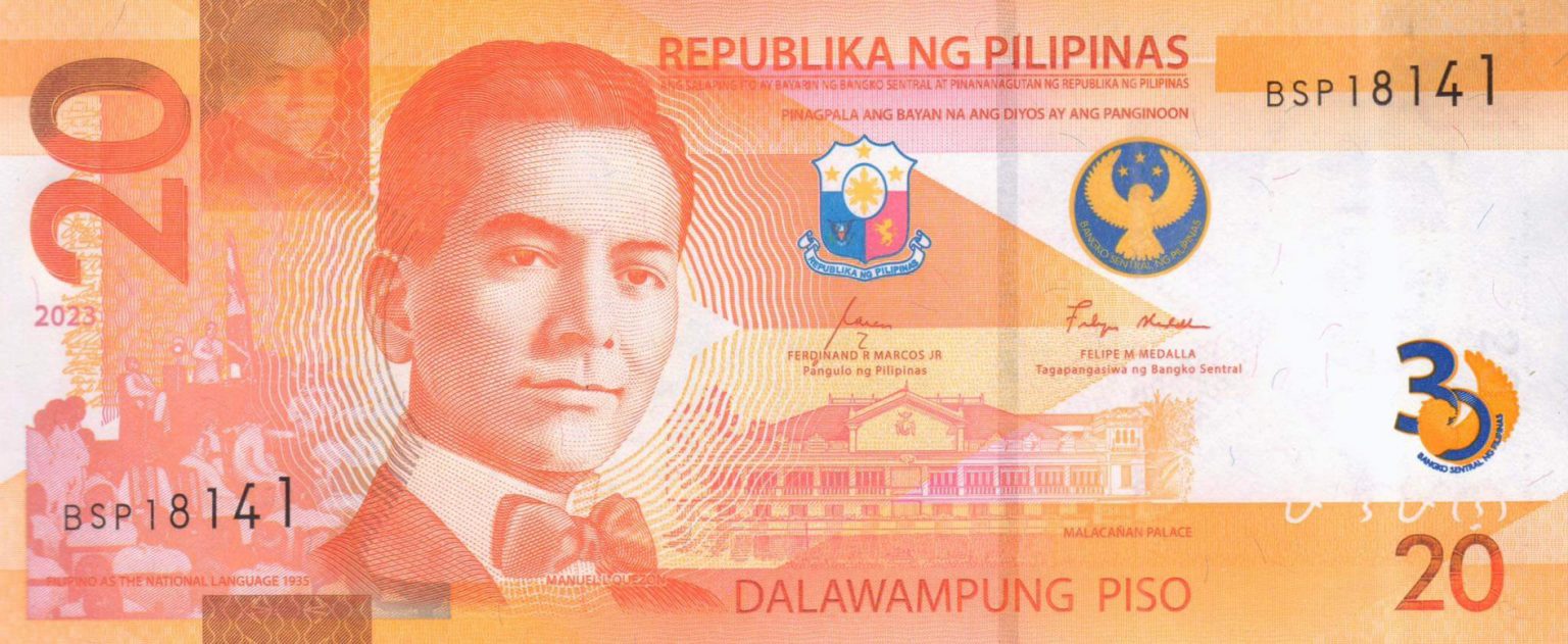 Philippines new 20-peso commemorative note (B1104a) confirmed ...