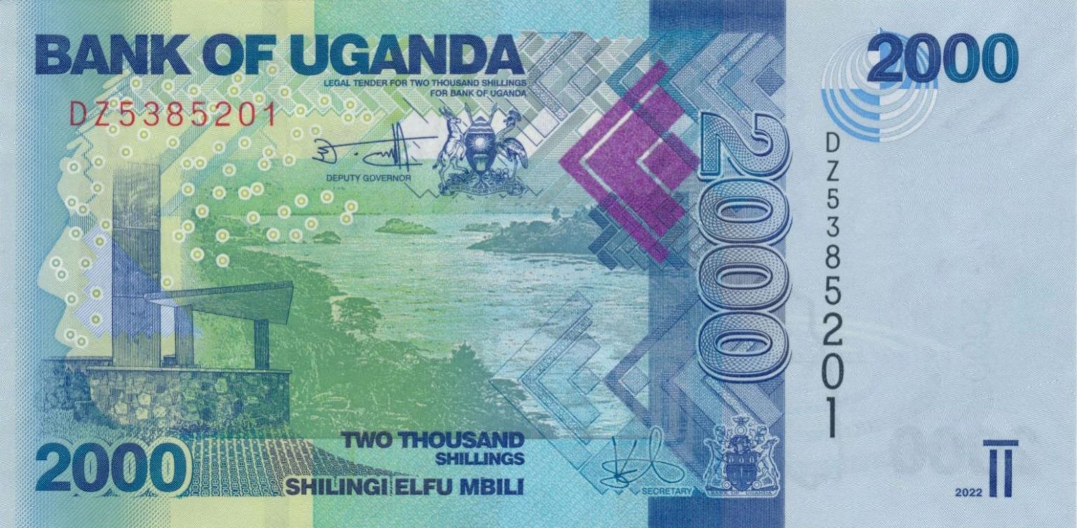 Uganda new sig/date (2022) 2,000-shilling note (B155g) confirmed ...