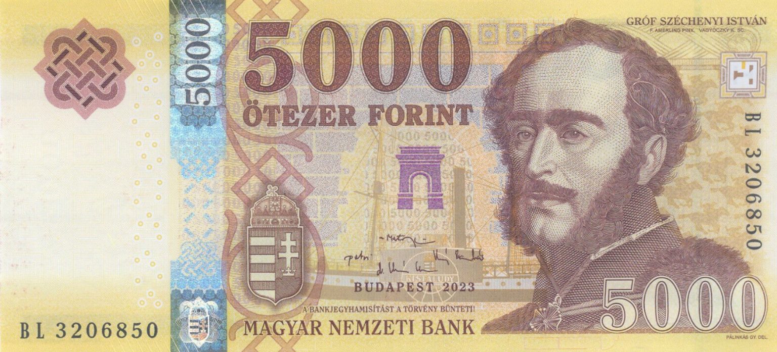 Hungary new date (2023) 5,000-forint note (B590d) confirmed – BanknoteNews