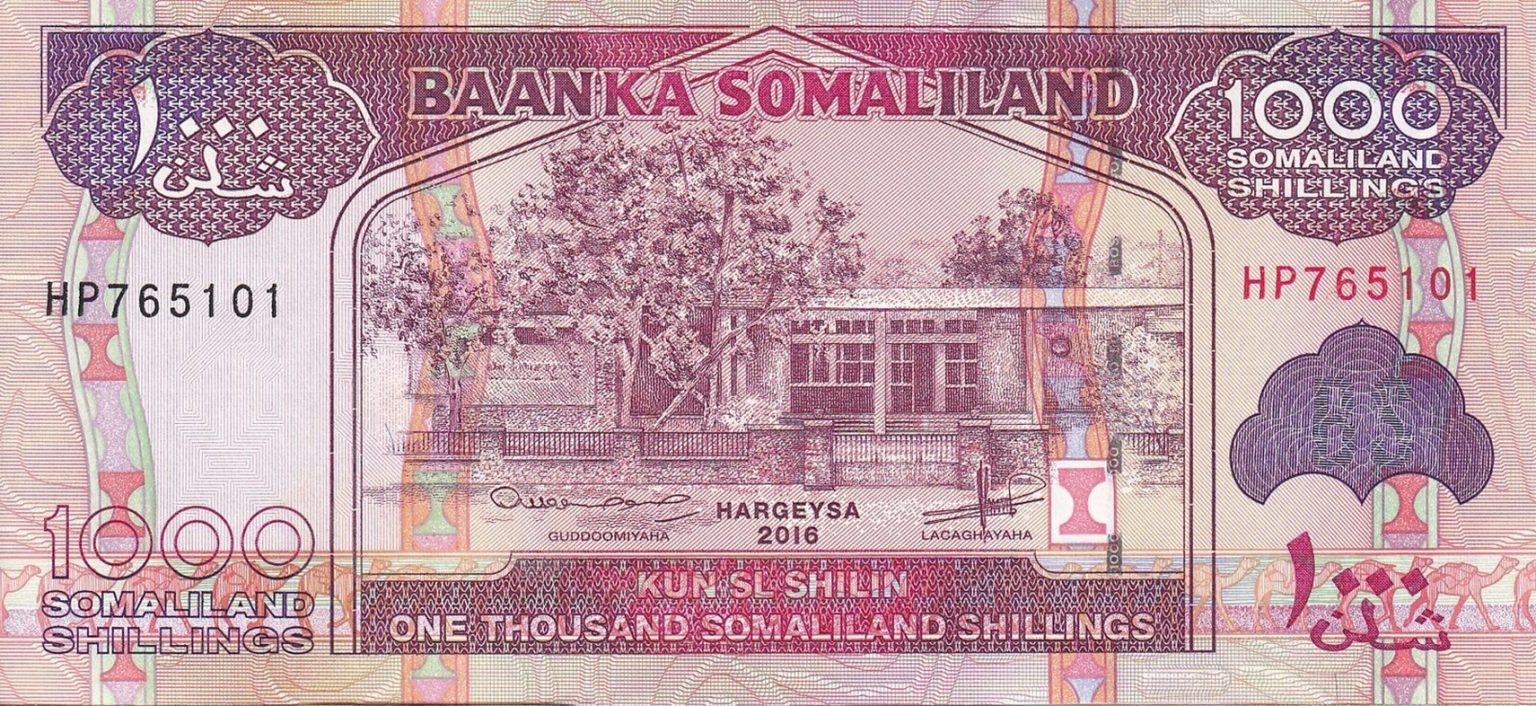 Somaliland new sig/date (2016) 1,000-shilling note (B123e) confirmed ...