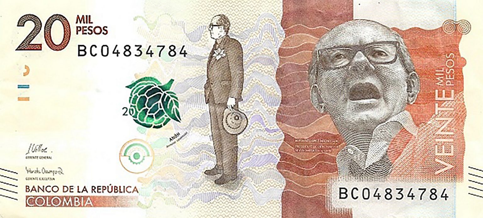 Colombia new signature 20,000-peso note (B996g) confirmed – BanknoteNews