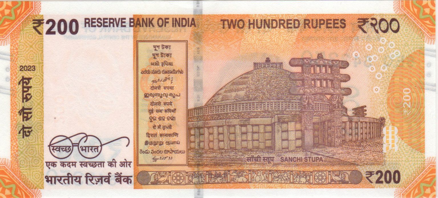 India new date (2023) 200-rupee note (B302g) confirmed – BanknoteNews