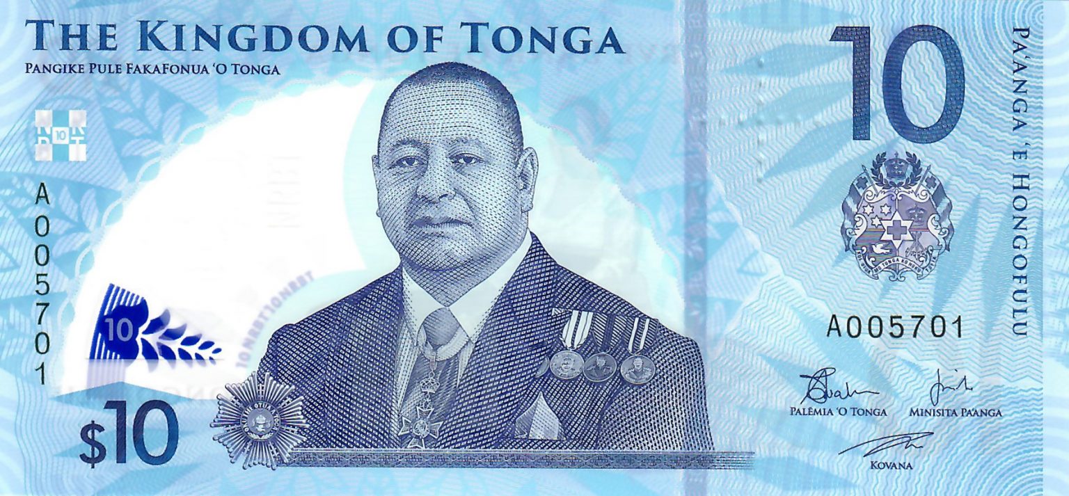 Tonga new 10-pa’anga note (B227a) confirmed introduced 04.12.2023 ...