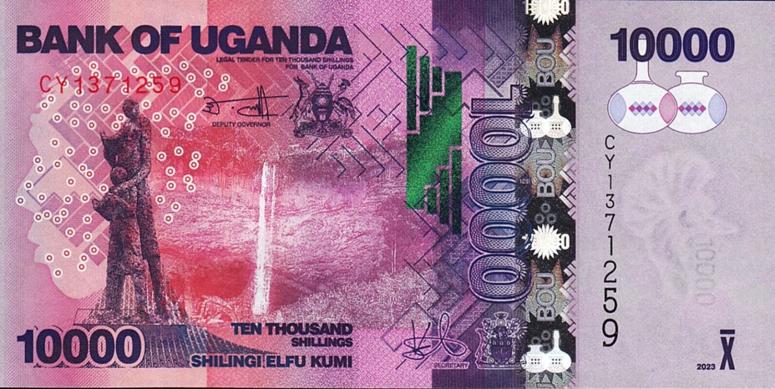 Uganda new sig/date (2023) 10,000-shilling note (B157h) confirmed ...